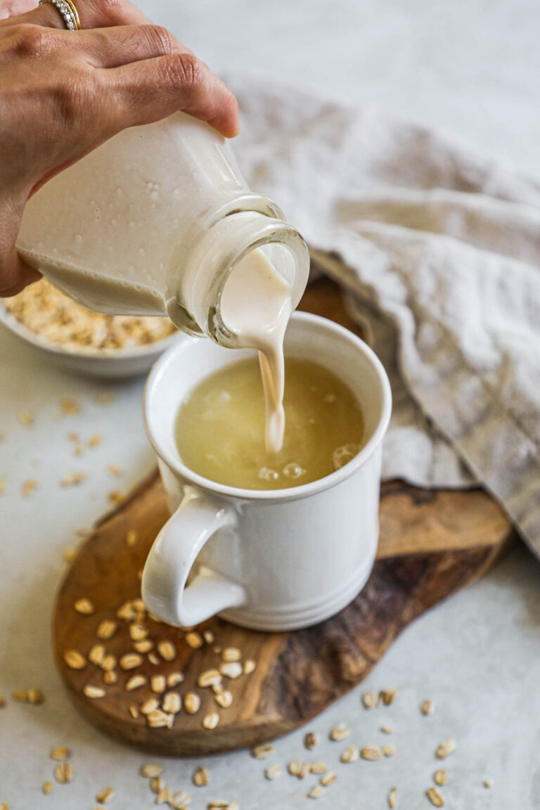 How to Make Oat Milk Creamer - Happy Gut Lucky