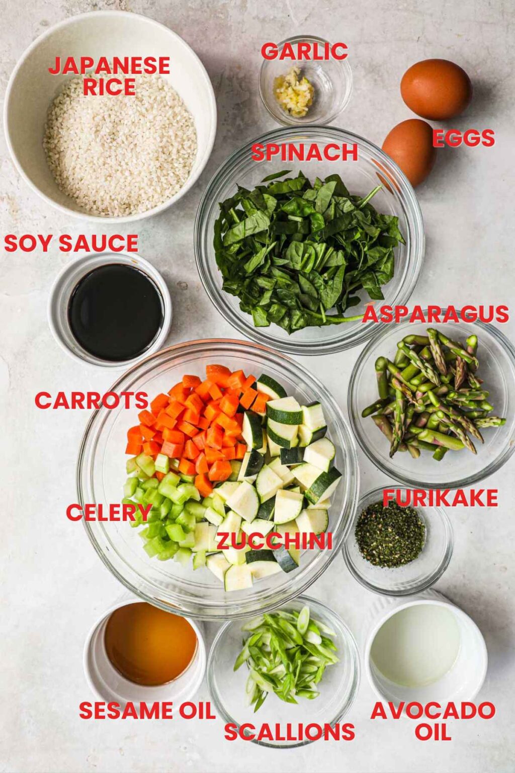 Healthy Vegetable Fried Rice - Happy Gut Lucky