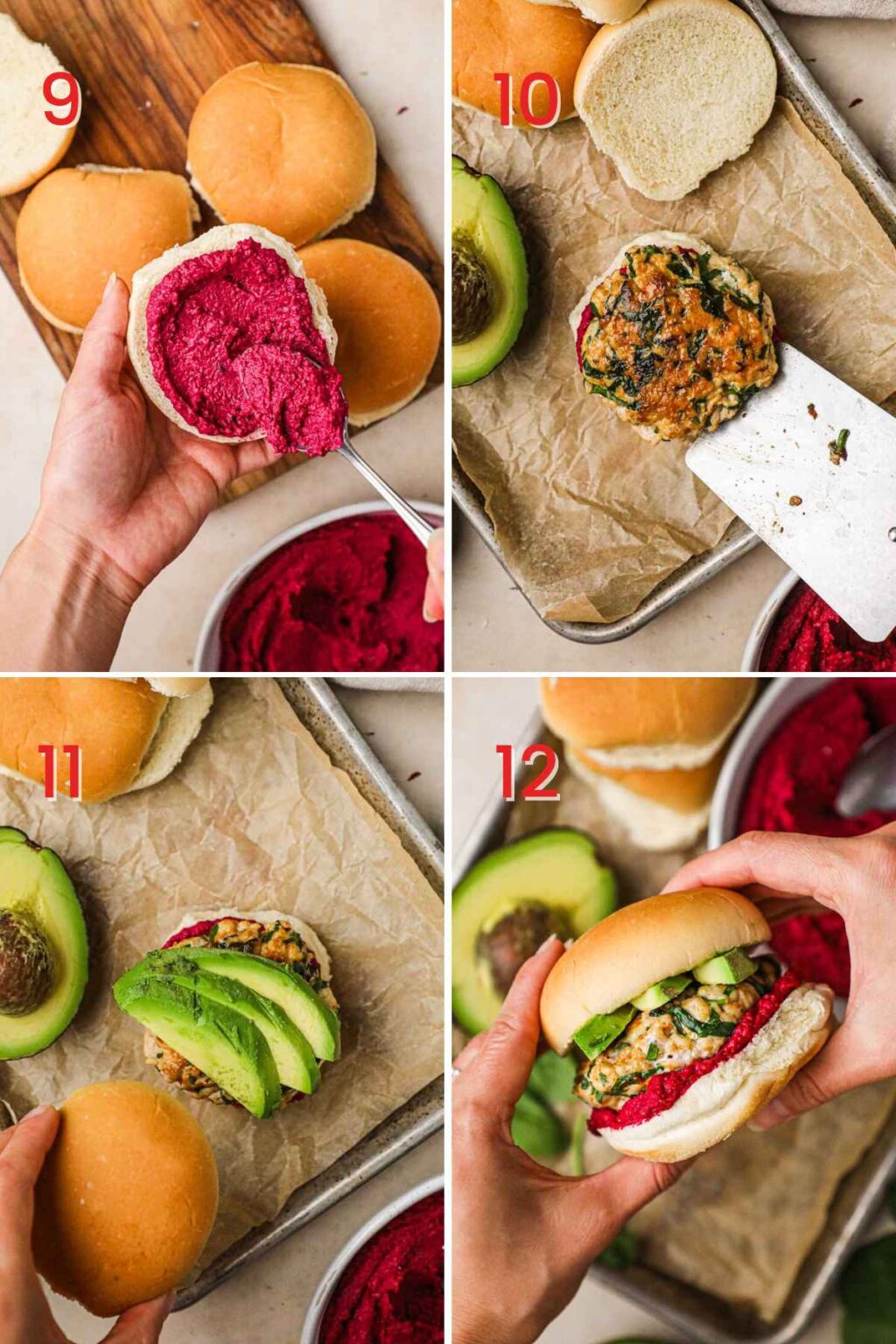 Juicy Chicken Burger - Happy Gut Lucky